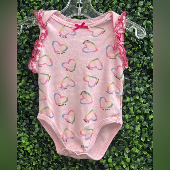 bebe | One Pieces | Bebe Girls Pink Rainbow One Piece | Poshmark